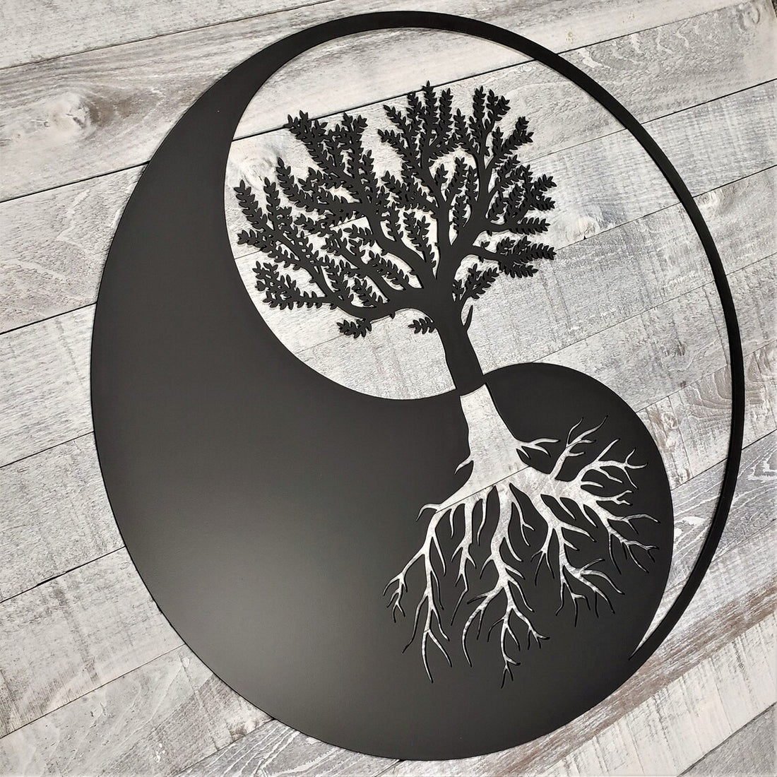 Yin Yang Tree Metal Wall Art | Free Shipping | UP Designs