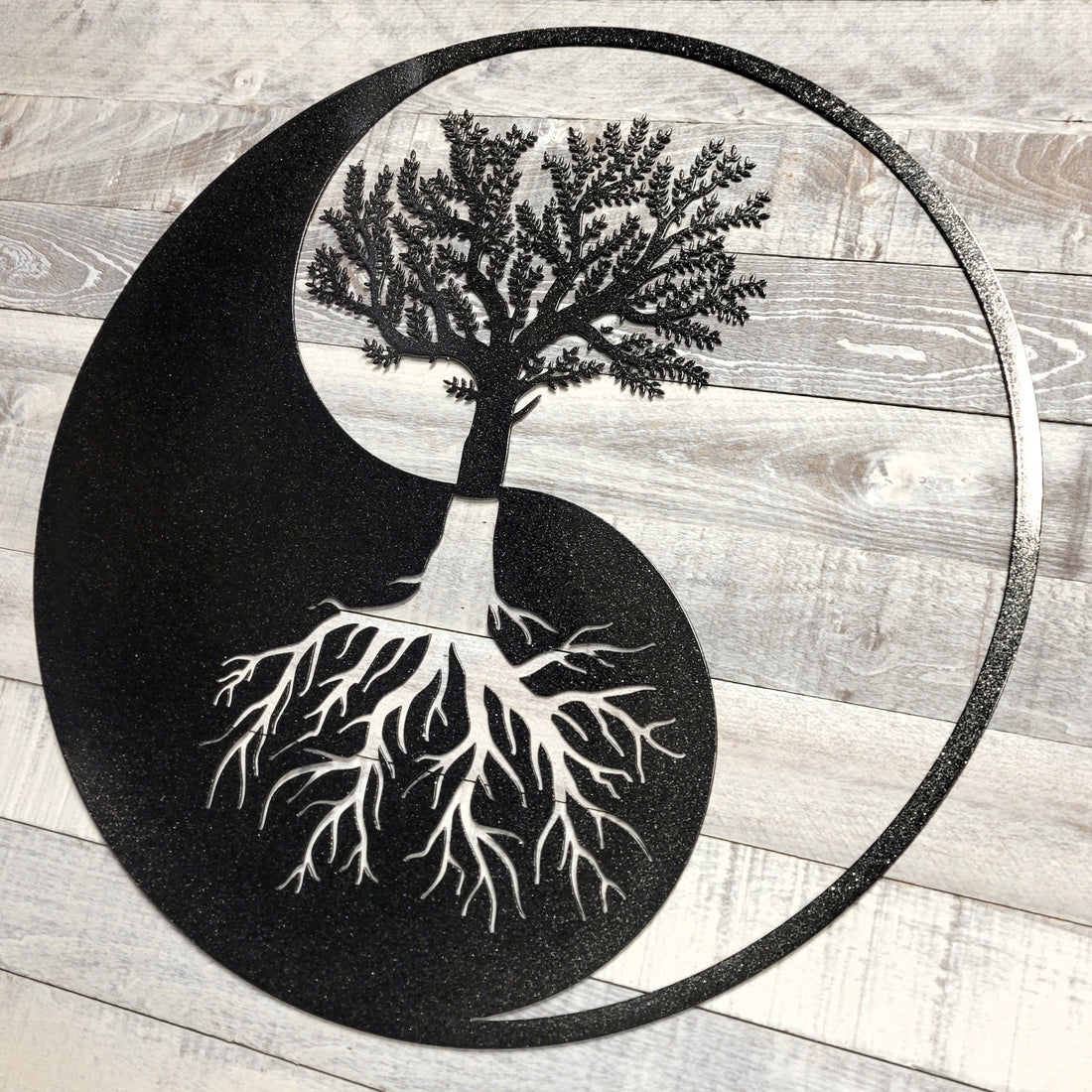 Yin Yang Tree Metal Wall Art | Free Shipping | UP Designs